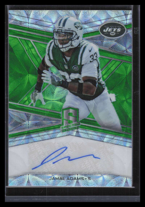 2018 Panini Spectra Signatures Neon Green SJA Jamal Adams Auto 15/25 ...