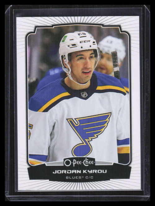 2022-23 O-Pee-Chee Variations 12b Jordan Kyrou CU Close Up Sp ...