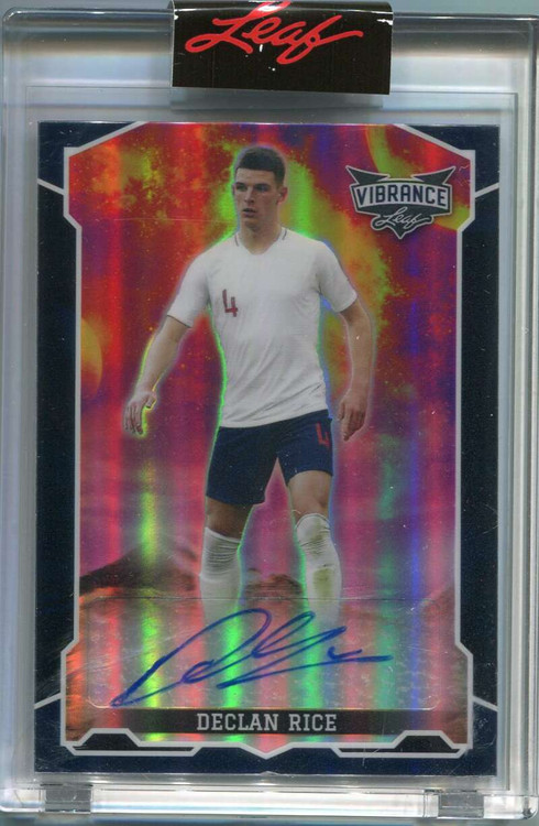 SOLD 140152 2022 Leaf Vibrance Autographs Rainbow Navy Blue badr1 ...