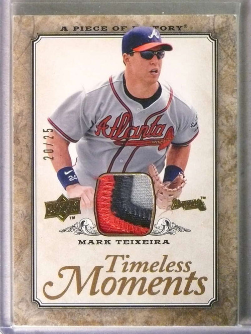 SOLD 30186 2008 UD A Piece Of History Mark Teixeira Timeless Moments ...