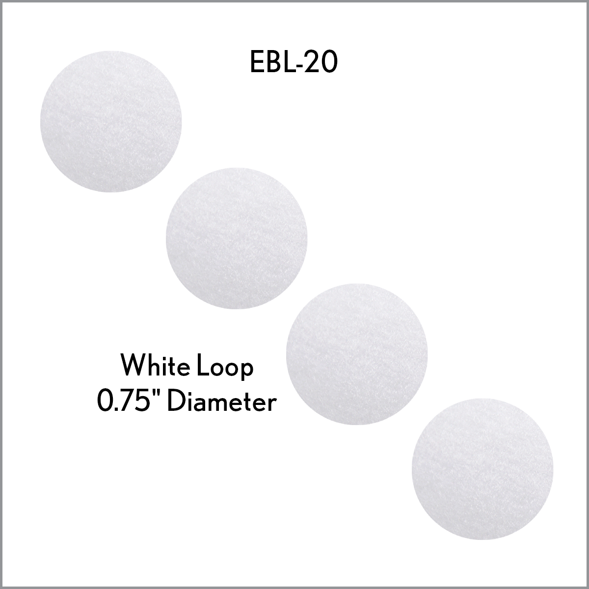 Hook and Loop Fasteners | 3/4