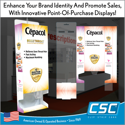 Gravity Feeds / Point-of-Purchase Displays / Clip Strip Corp.
