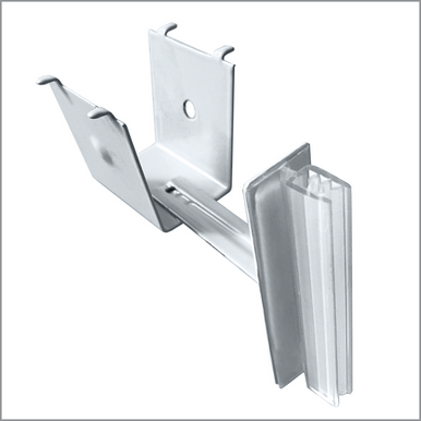 Under Shelf Spring-Mount Grip-Tite™ Sign Holder w/ Hinge | Aisle ...