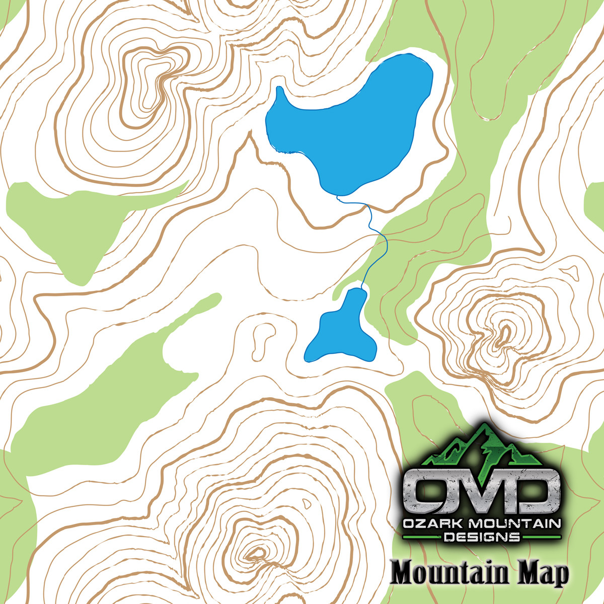 Mountain Map - Ozark Mountain Designs