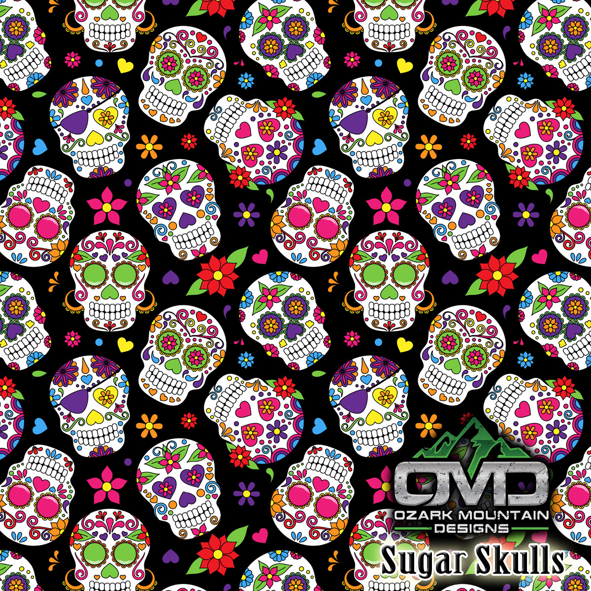 Hydrographics Aerosol DIY Dip kit - Sugar Skulls - Ozark Mountain Designs