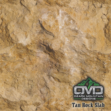 Tan Rock Slab - Ozark Mountain Designs