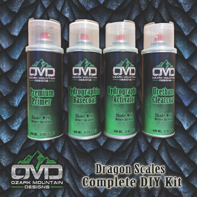 Hydrographics Aerosol DIY Dip kit - Dragon Scales - Ozark Mountain Designs