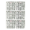 Bingo Cards - Paper Bingo Cards - Bingo Cards per Sheet - 6 Cards per ...