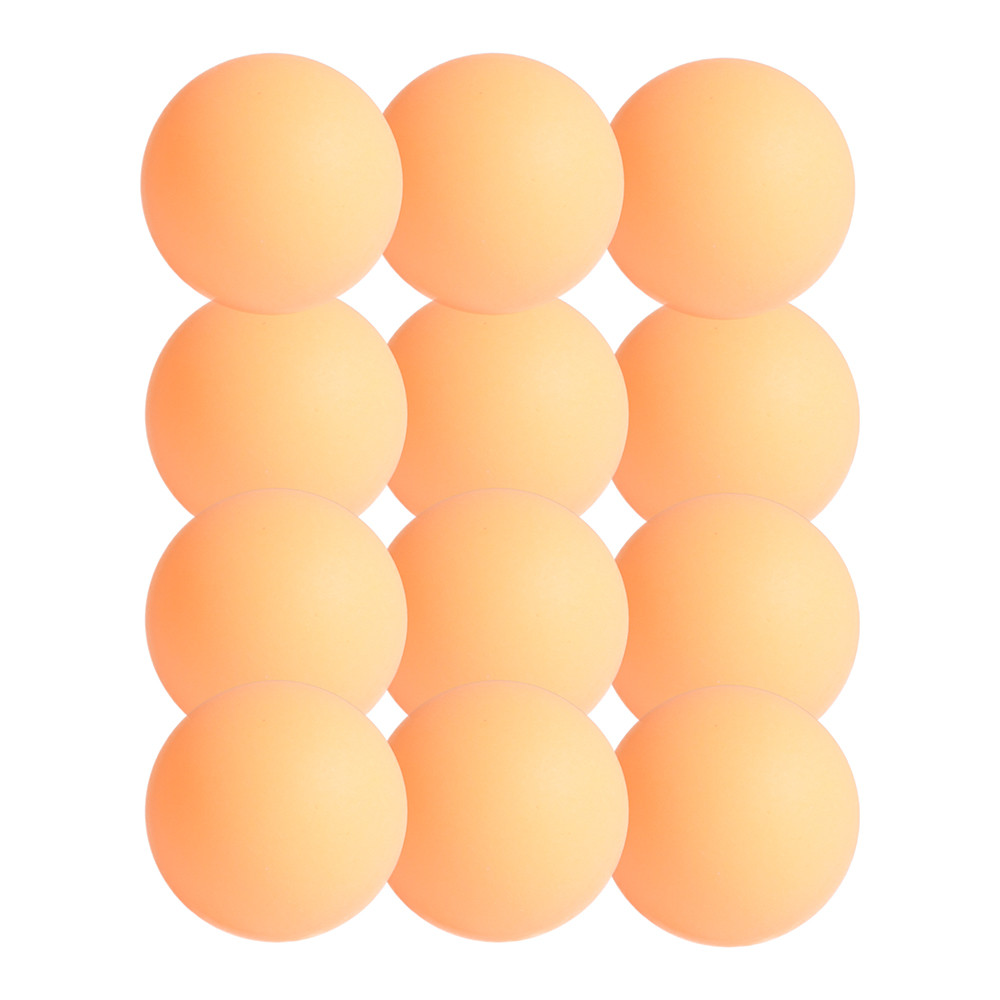 12 Ping Pong Balls - Orange - 40mm size - Plastic Beer Pong Balls ...