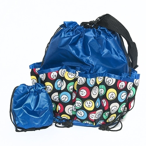 Bingo Bag and Coin Purse Set - Bingo Ball Print Design - Adjustable ...