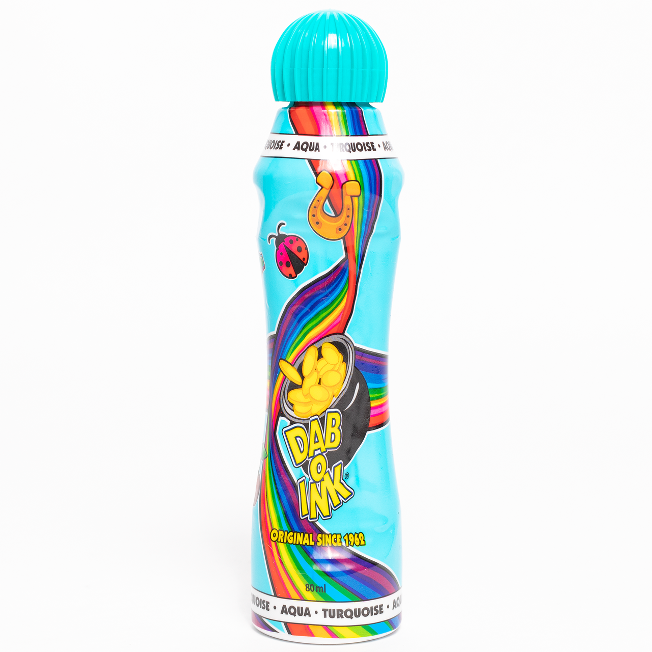 Dab-O-Ink Bingo Dauber - Aqua - 3 ounce size - One Bingo Ink Marker