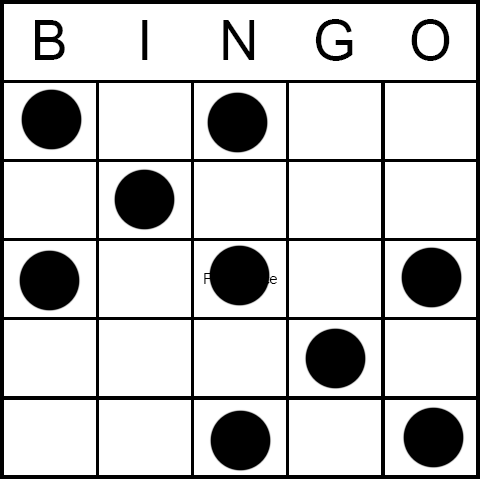 Bingo Game Patterns - Page 8 - Jackpot Bingo Supplies