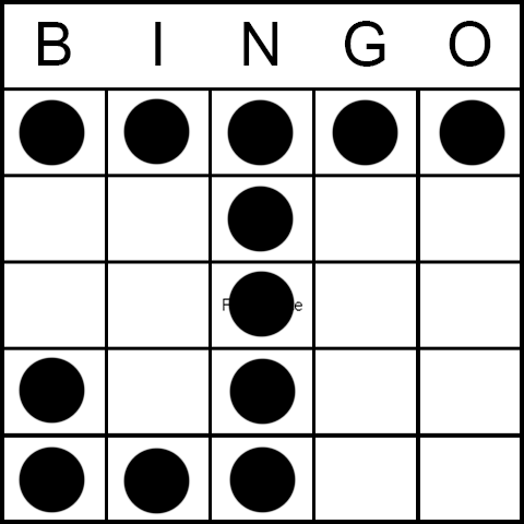 Bingo Equipment - Bingo Game Patterns - Page 1 - Jackpot Bingo Supplies