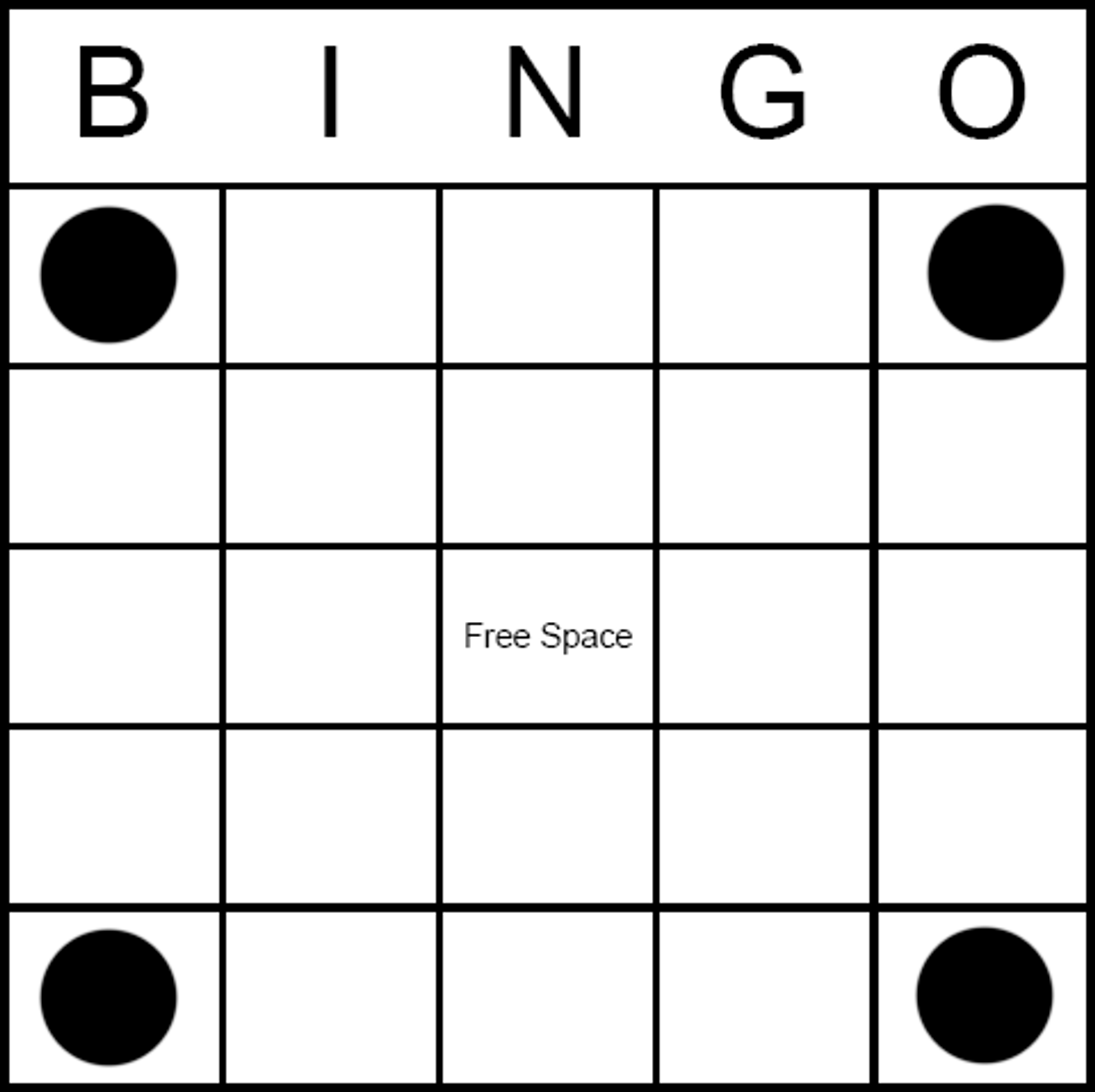 Bingo Game Pattern Standard Bingo Bingo Game Pattern Standard Bingo