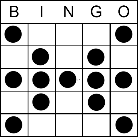 Bingo Equipment - Bingo Game Patterns - Page 3 - Jackpot Bingo Supplies