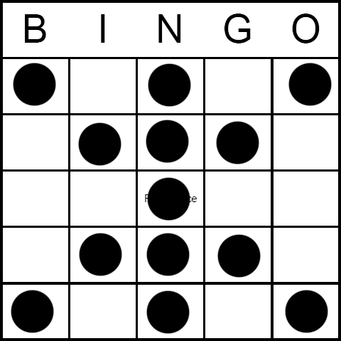 Bingo Game Patterns - Page 6 - Jackpot Bingo Supplies