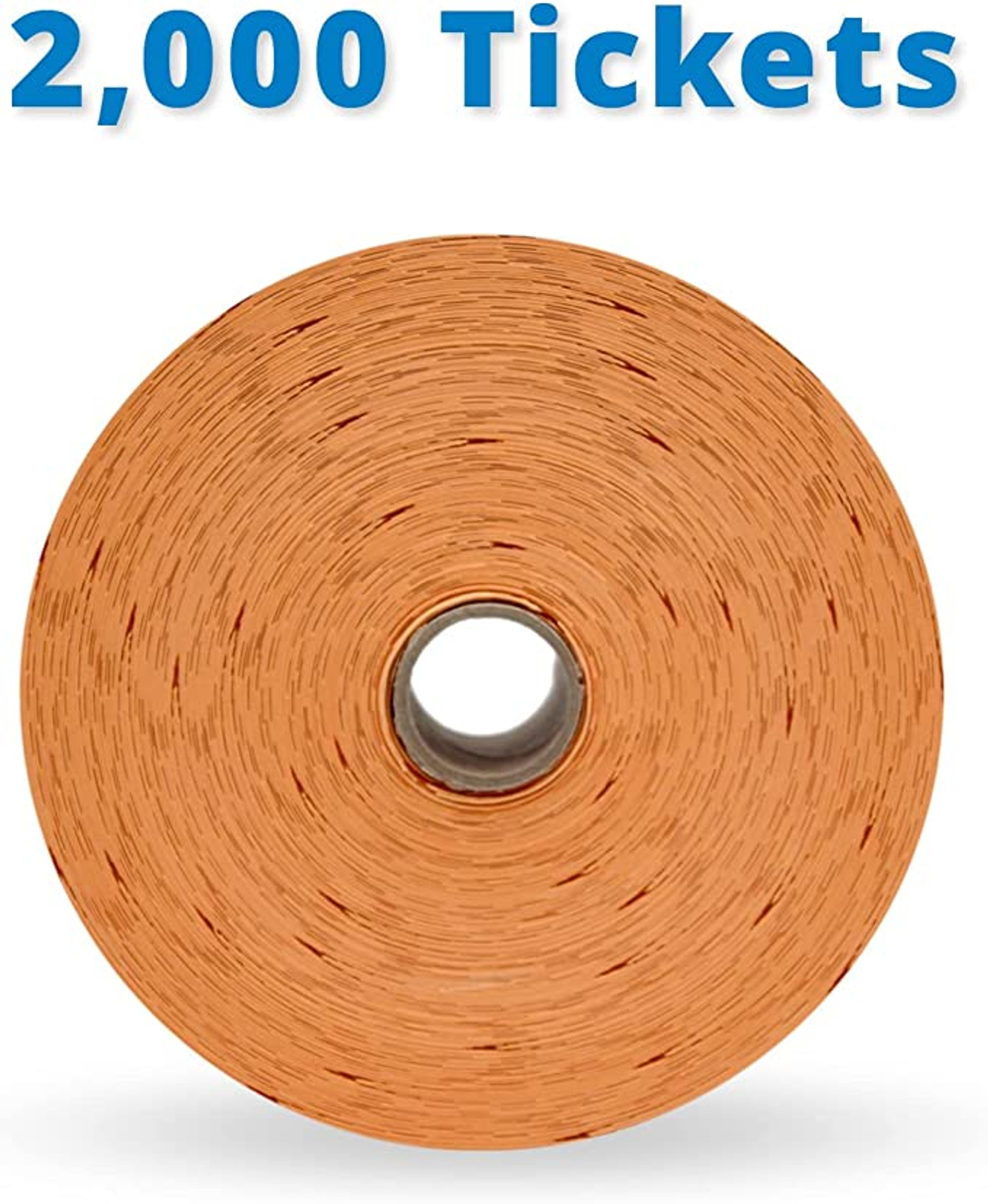Indiana Ticket - Orange Double Roll Raffle Tickets - 2,000 Sequentially ... Indiana Ticket - Orange Double Roll Raffle Tickets - 2,000 Sequentially ...