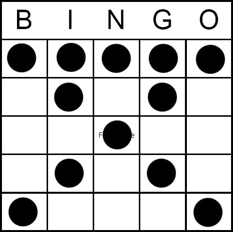 Bingo Game Patterns - Page 6 - Jackpot Bingo Supplies