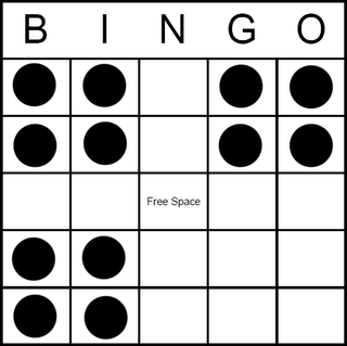 Bingo Game Pattern - Postage Stamp