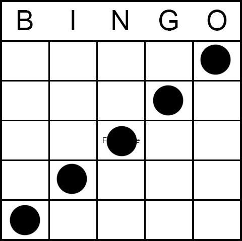 Bingo Game Patterns - Page 1 - Jackpot Bingo Supplies