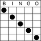 Bingo Game Pattern - Any Diagonal