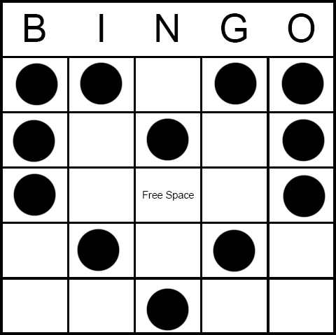 Bingo Game Patterns - Page 1 - Jackpot Bingo Supplies