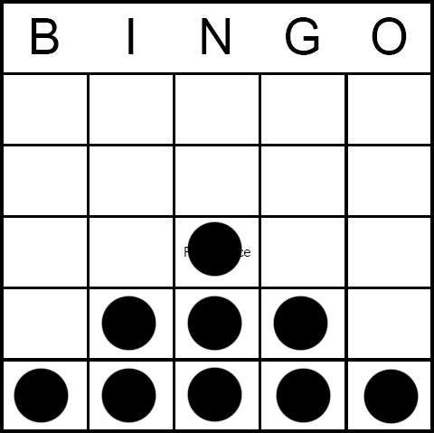 Bingo Game Pattern - Crazy T