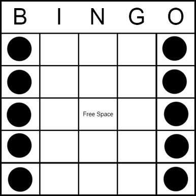 Bingo Game Pattern - Band or Railroad