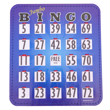 Bingo Shutter Cards - Jumbo Size - 10 per pack
