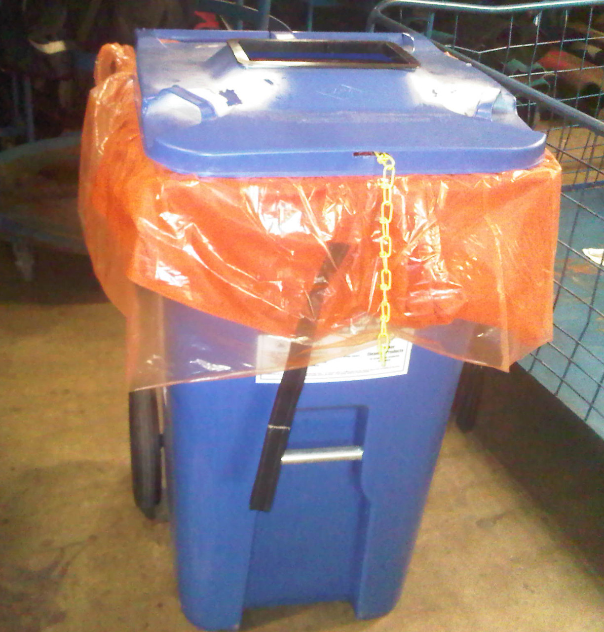 75"x90" - 1 Mil - Orange - Hot Water Soluble Laundry Bags ...