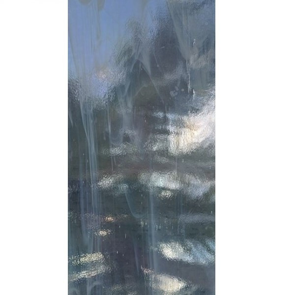 Clear & White Wispy (OGT-309SF-6) | Stained Glass For Less