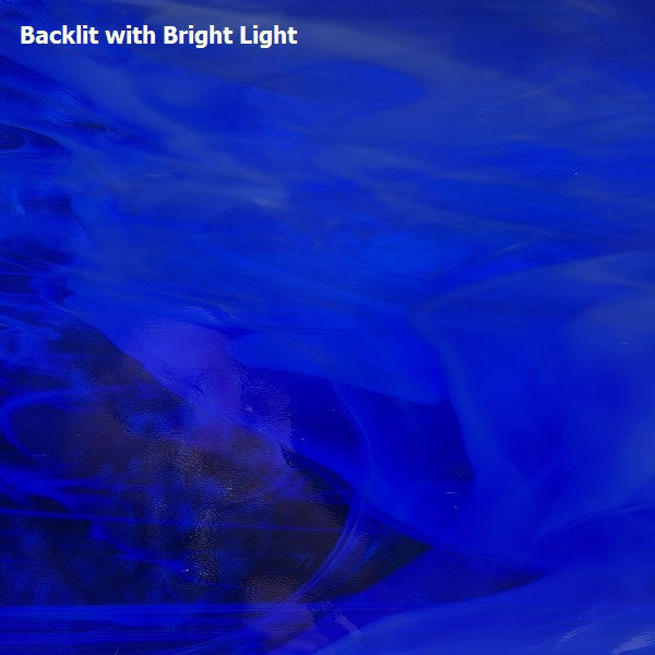 Dark Blue & White Wispy (OGT-339-6SF-6) | Stained Glass For Less