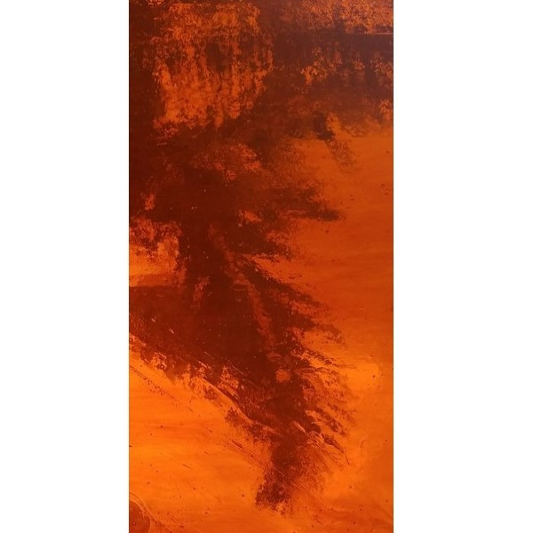 Opulent Orange Stained Glass - Stained Glass For Less