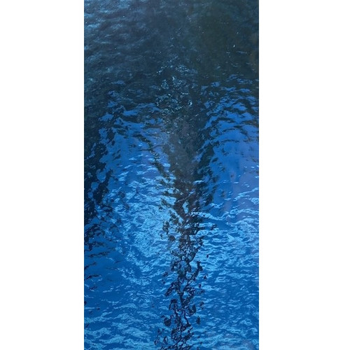 Steel Blue Rough Rolled (538-4RRF-6) | Stained Glass For Less