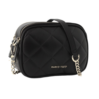 Marco Tozzi 2-61036-44-001 Black Quilted Bag | Marco Tozzi Ireland
