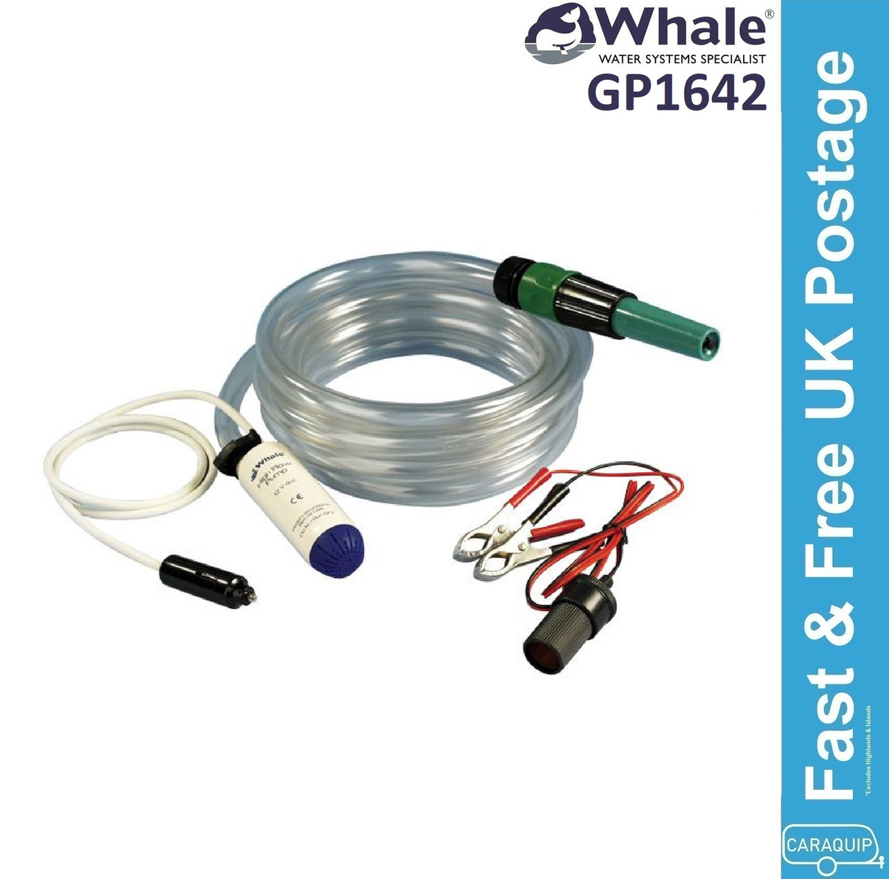 Caraquip.co.uk | WHALE Portable Pump Kit