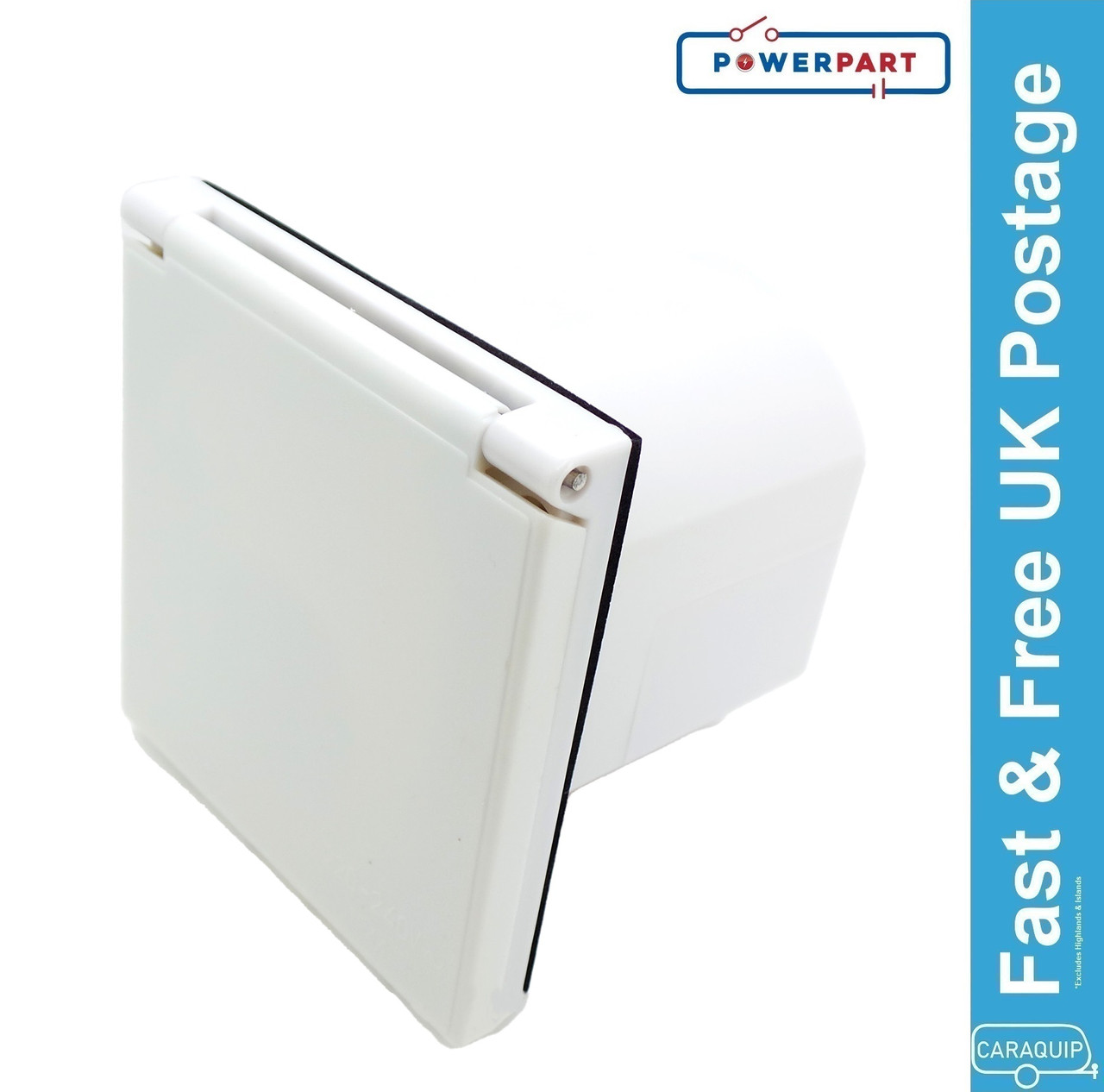 Caraquip.co.uk | Mains Inlet - White