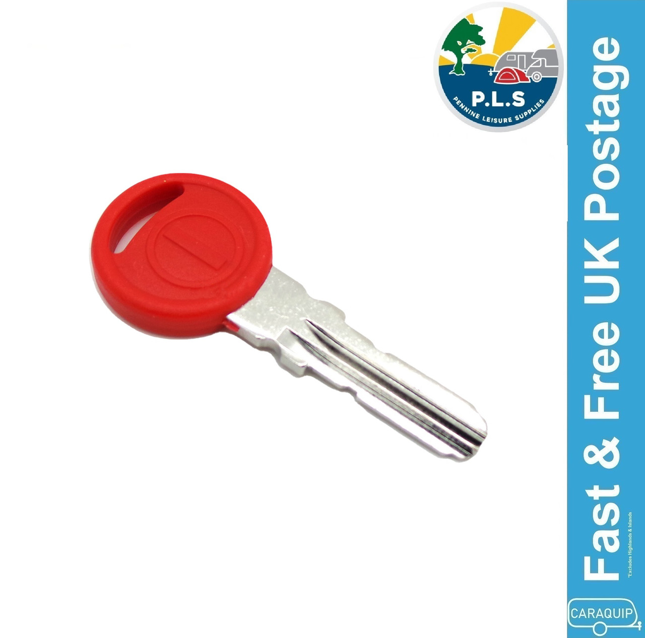 Caraquip.co.uk | Vecam Lock Key Red ( 9000 Series )