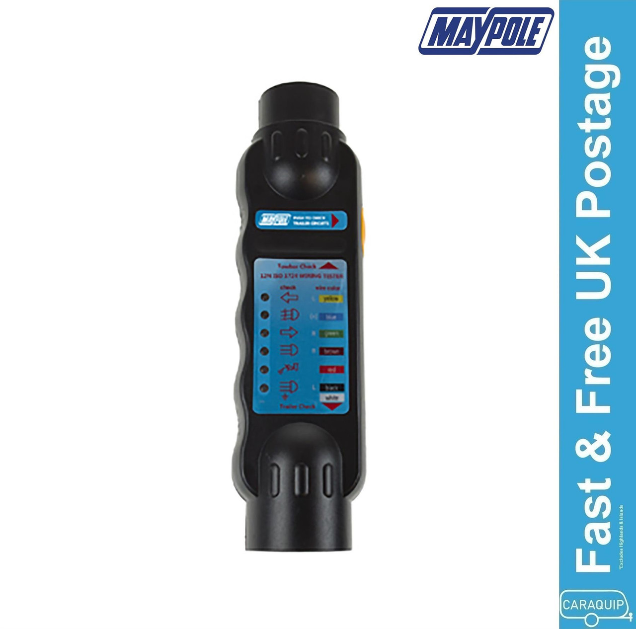 Caraquip.co.uk | Maypole 12N 7 Pin 12v Car Trailer Towing Socket ...
