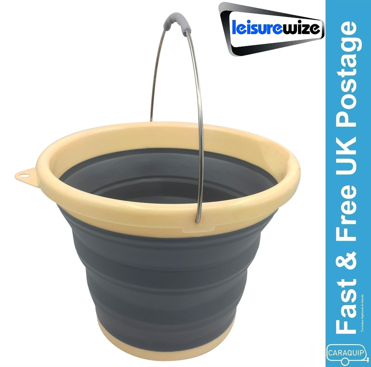 Caraquip.co.uk | Leisurewize Camping Caravan Cookware Collapsible Bucket