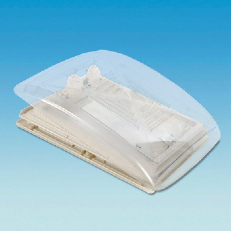 MPK 280 x 280 Clear Roof Light Vent Skylight White Caravan Motorhome ...
