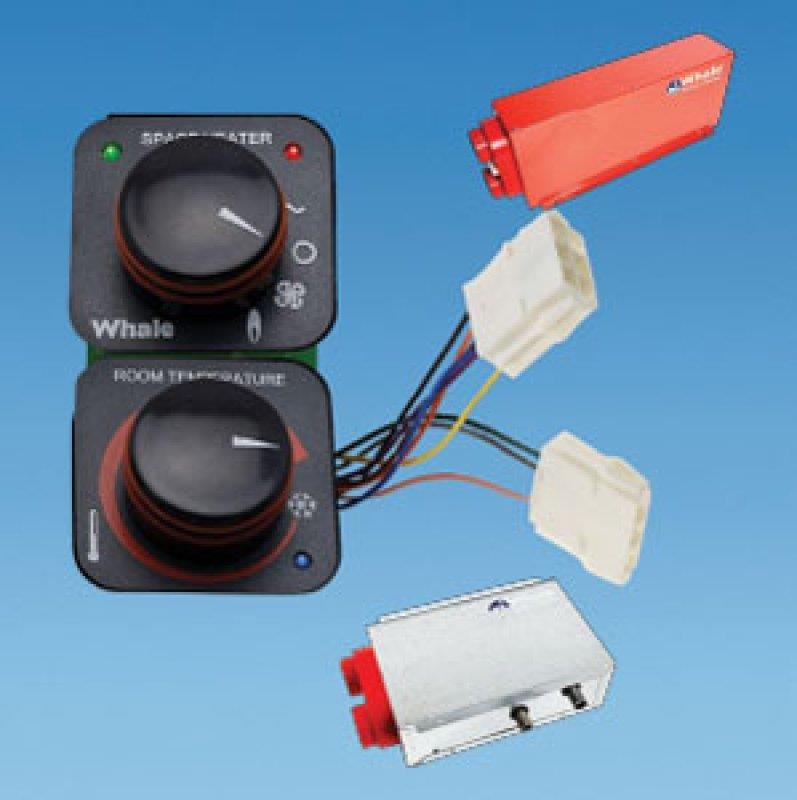 WHALE Space Heater Gas & Electric Control Panel Caravan Motorhome ...