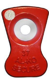 AL-KO Secure Wheel Lock No.37 Caravan Security Wheel Clamp Lock Kit ...