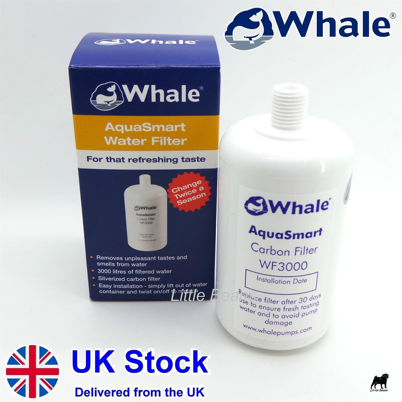 WHALE Aquasmart Carbon Water Filter Caravan Motorhome Boat Camping ...