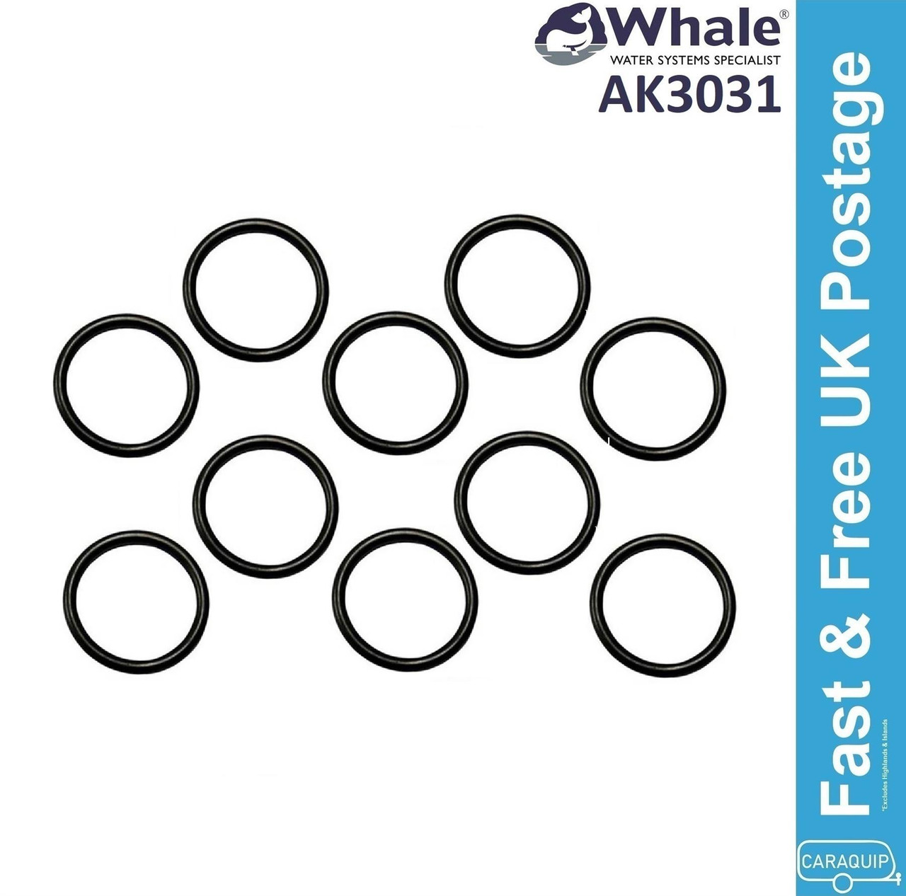WHALE Watermaster O Ring Inlet Socket Water Pump Housing Rubber Seal ...