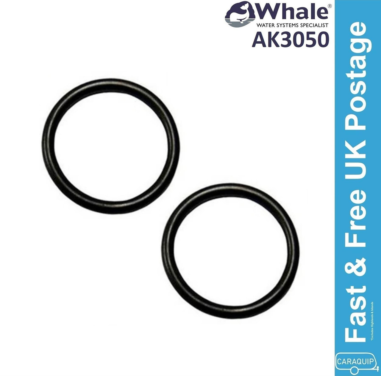 WHALE Caver Watermaster Truma Crystal 2 Water Pump Inlet Socket 'O ...