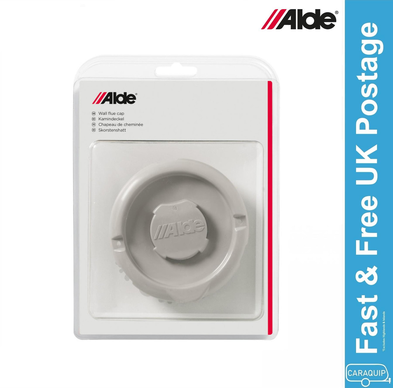 Caraquip.co.uk | Alde Outer Wall Flue Cap - Light Grey