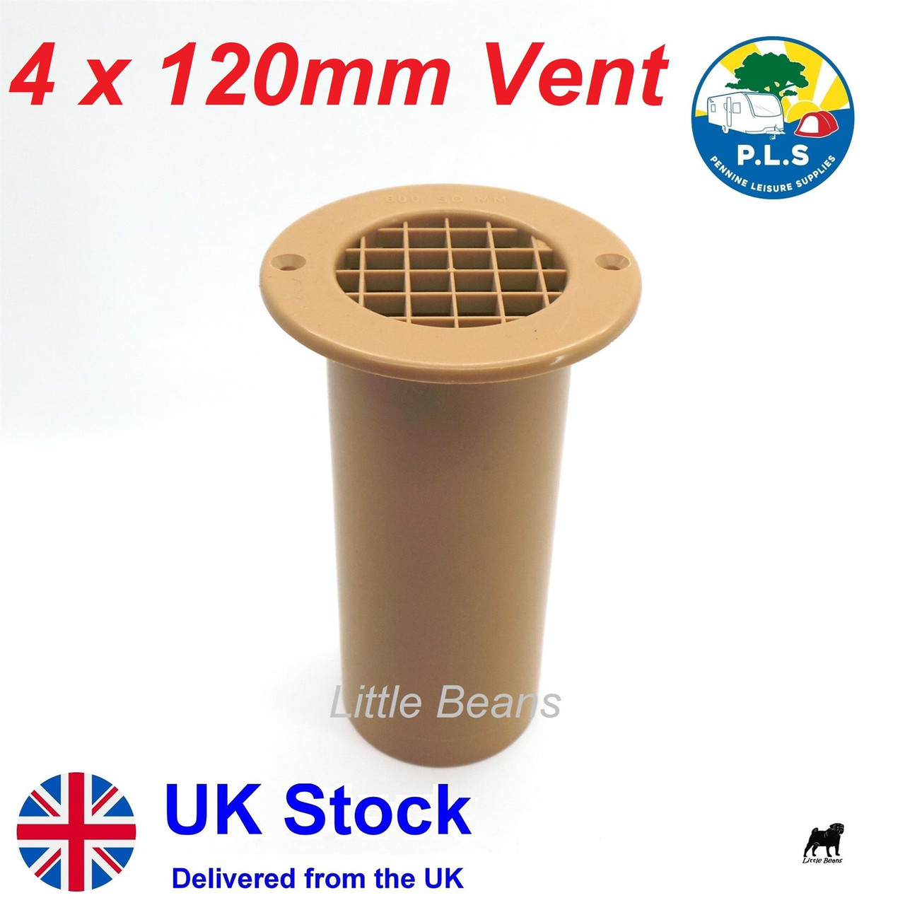 Gas Drop Out Round Floor Vent Campervan Caravan Motorhome Beige 75mm x ...