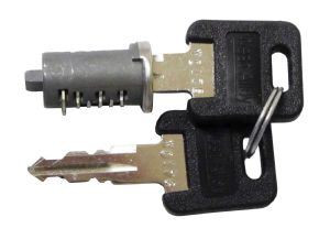 West Alloy WD Short Replacement Door Lock Barrel c/w 2 Keys Caravan ...
