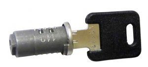 West Alloy WD Threaded Replacement Door Lock Barrel c/w 2 Keys Caravan ...